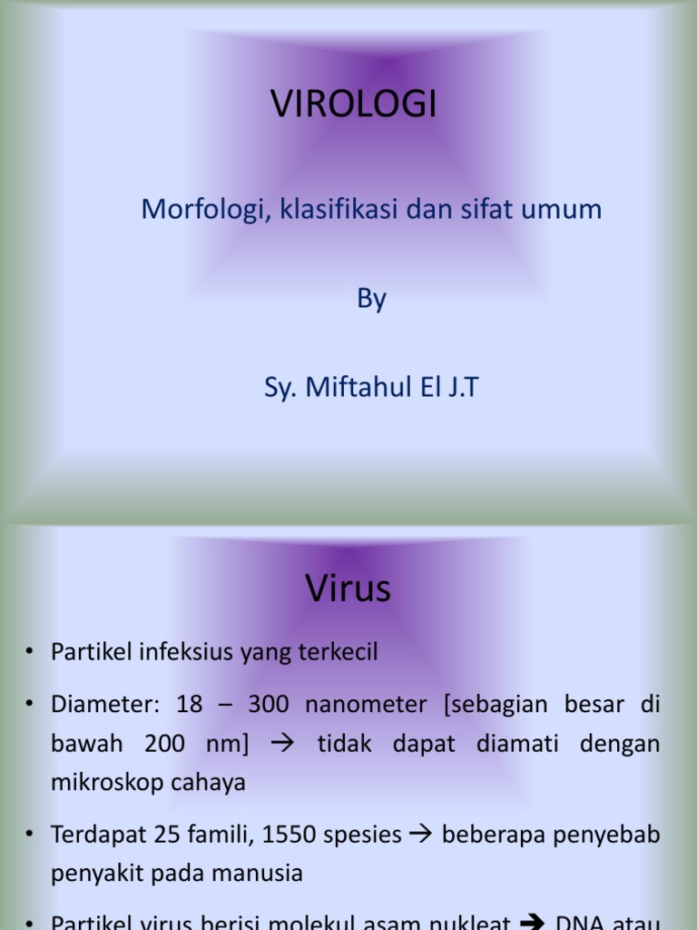 Virus-Klasifikasi, Sifat, Genetika | PDF | Virus | Adenoviridae