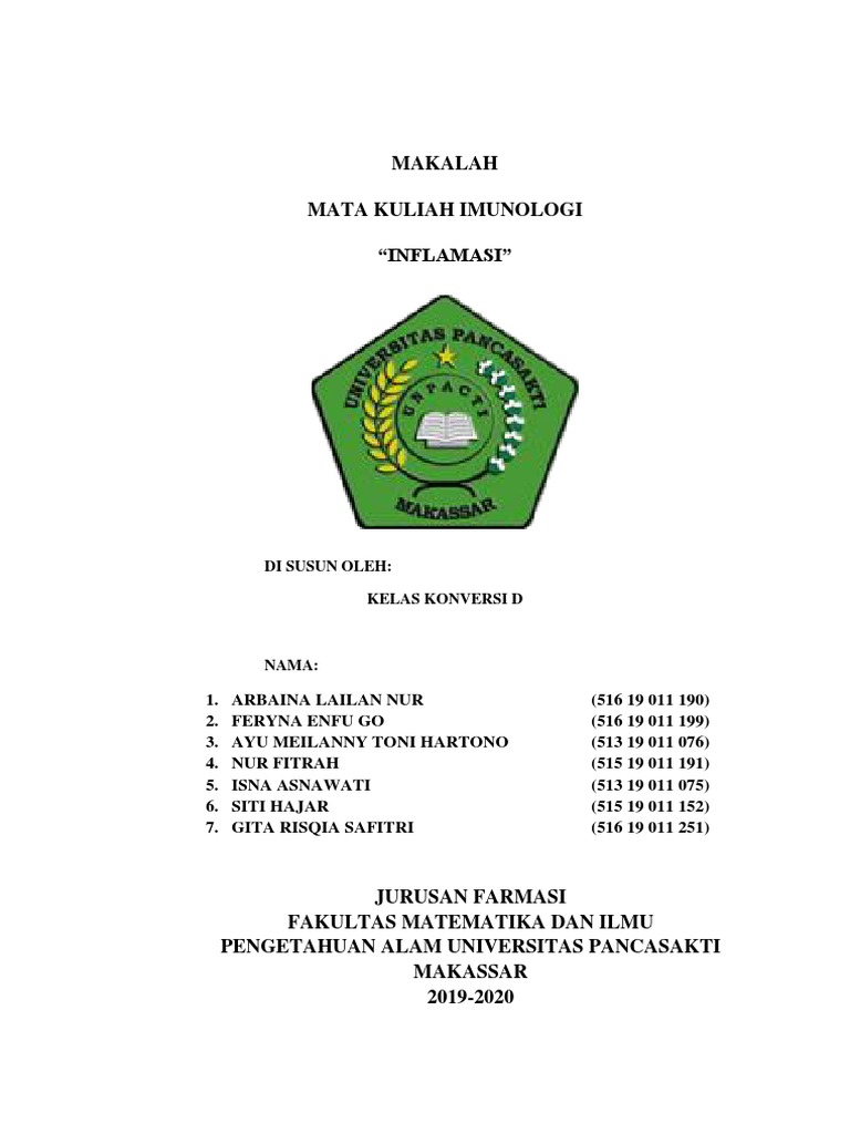Proses Inflamasi dan Eksudasi | PDF | Sains & Matematika