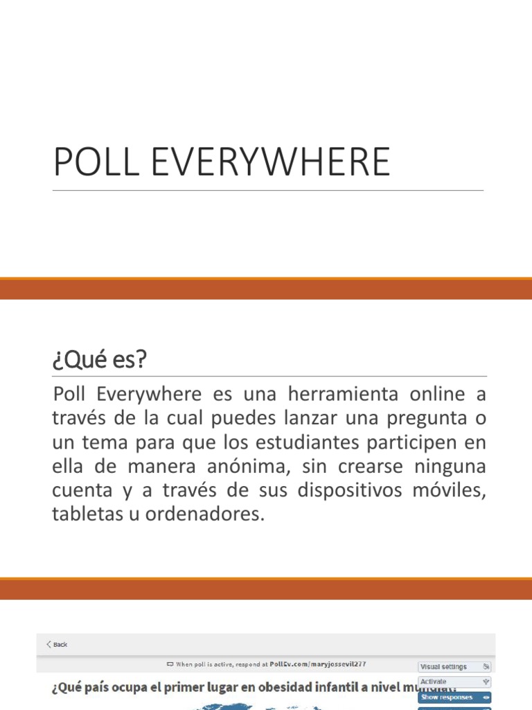 Poll Everywhere | PDF