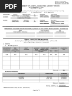 SALN Form Blank and Editable | Identity Document | Politics