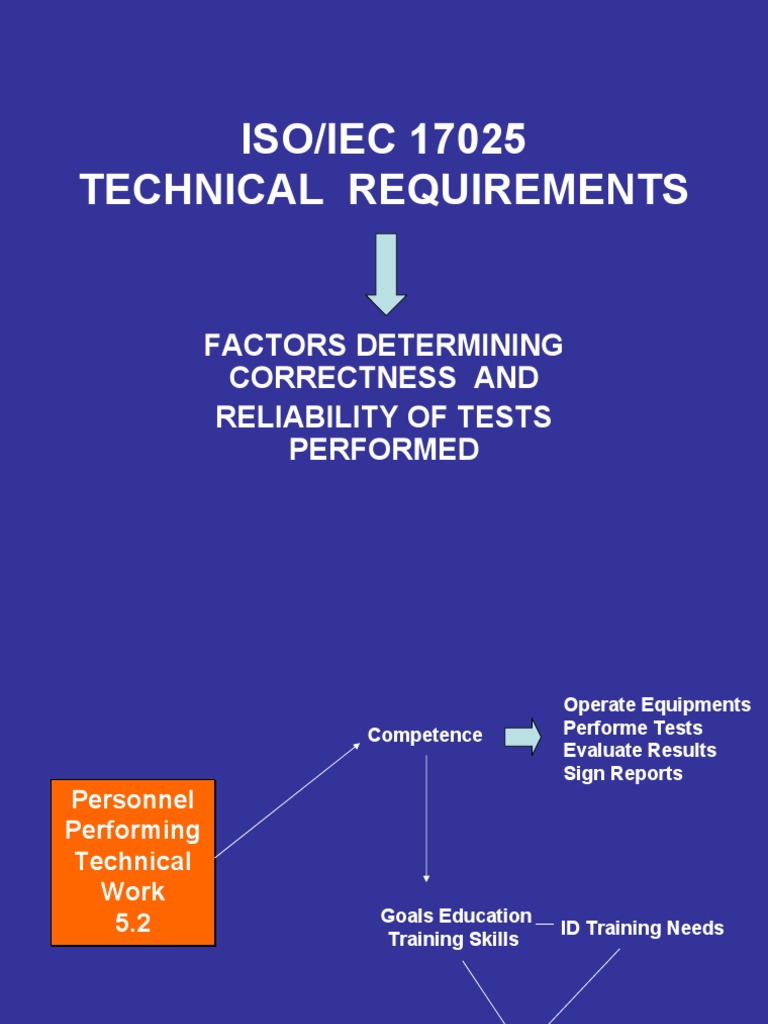 ISO/IEC 17025 Technical Requirements Guide | PDF | Calibration ...