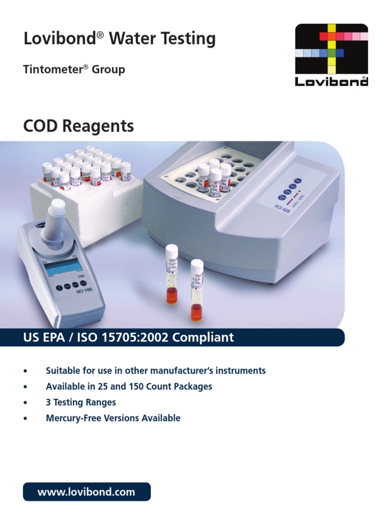 COD Testing - Lovibond | PDF | Chemistry | Nature