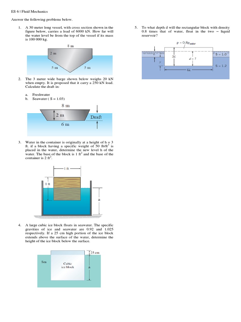 Fluid Mechanics Activity | PDF