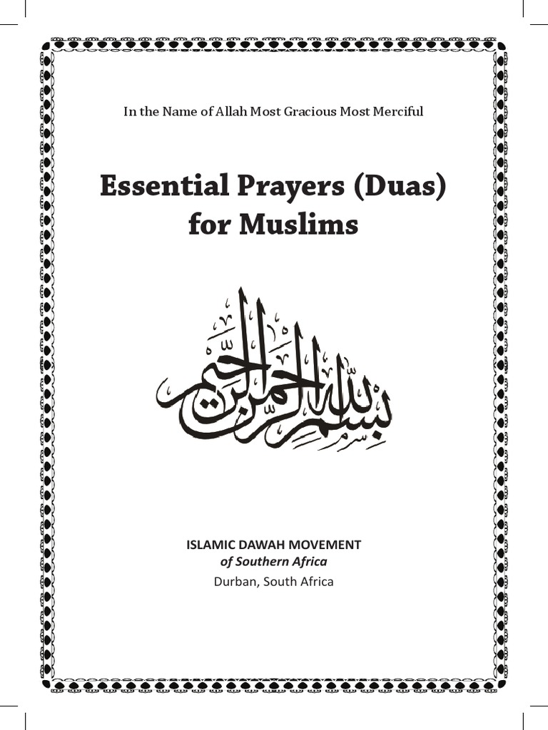 Essential Duas | PDF | Muhammad | Prophets And Messengers In Islam
