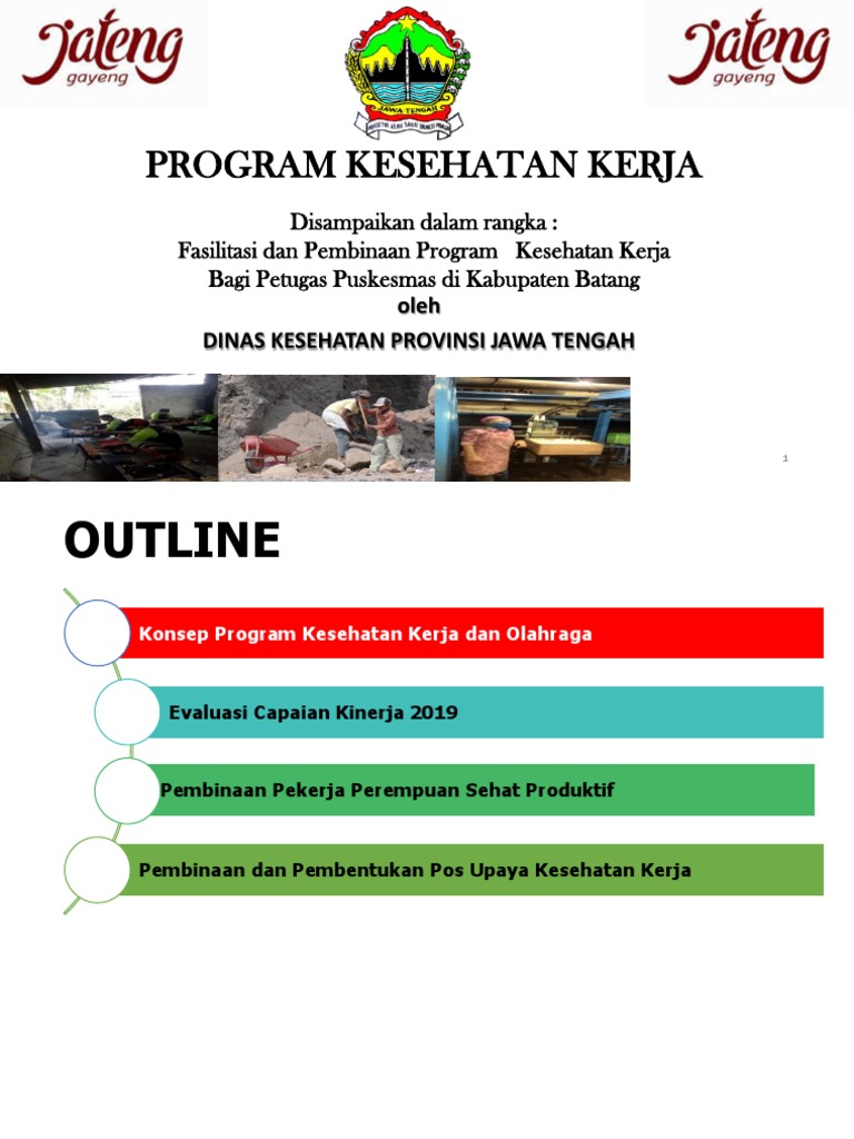 Program Kesehatan Kerja di Jawa Tengah | PDF