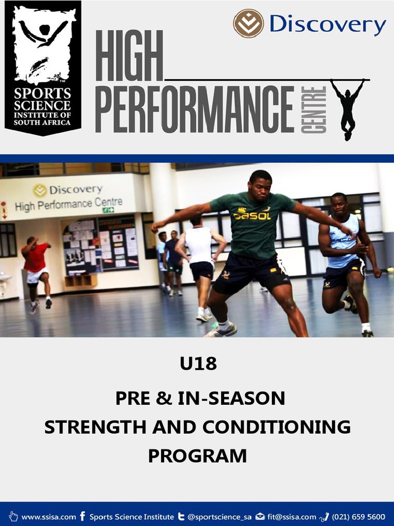 U18 Rugby Specific Pre in Season Program | PDF | Flexibility (Anatomy ...