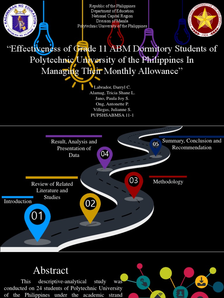 11 Effecriveness of Grade 11 ABM Dormitory Students of Polytechnic ...
