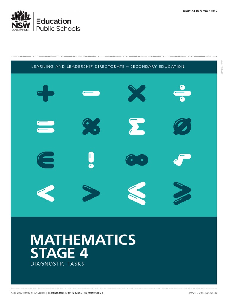 Mathematics Stage 4 Diagnostic Tasks PDF | PDF | Fraction (Mathematics ...