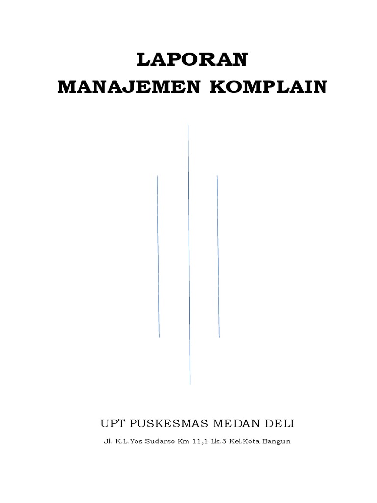Laporan Menajemen Komplain Pasien PKM | PDF | Bisnis | Ilmu Sosial