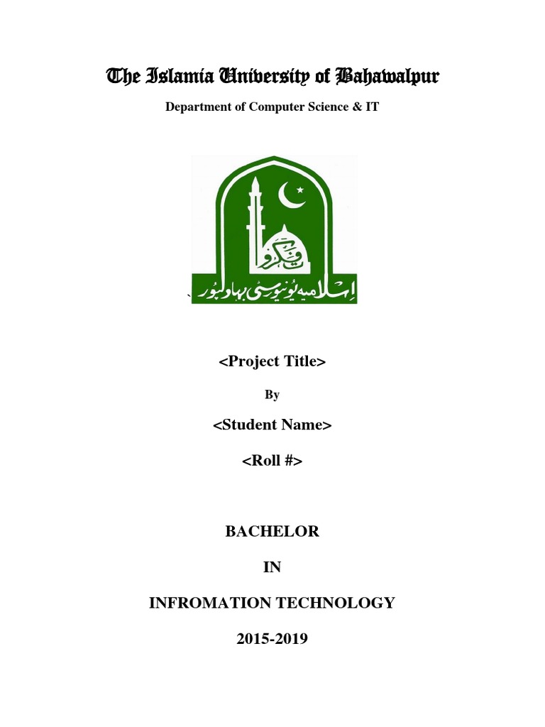 Updated Final Year Project Documentation Template | PDF | Use Case ...
