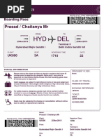 SpiceJet - Boarding Pass | PDF