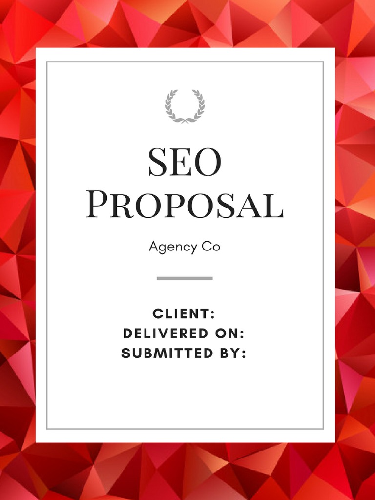 SEO Proposal Template Last | PDF | Search Engine Optimization | Websites