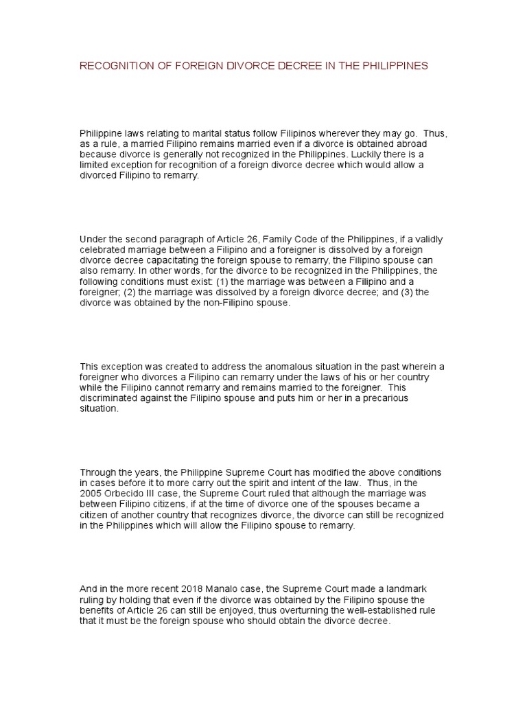 Petition For Recognition of Foreign Judgment | PDF | Politics | Law