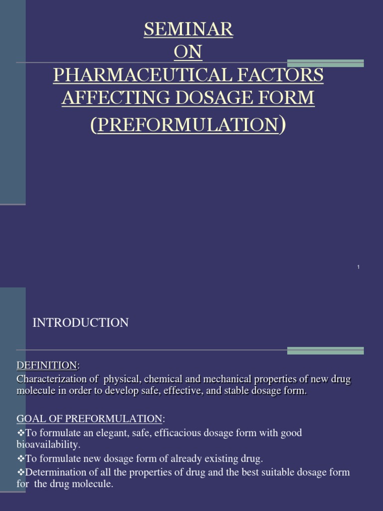 Preformulation 120318030500 Phpapp02 | PDF | Tablet (Pharmacy) | Wetting