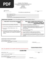 Application For Fsec Fsic Form | PDF | Fire Safety | Government