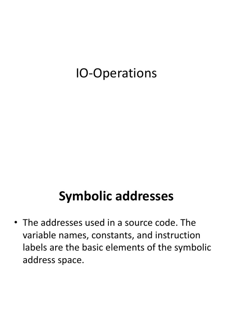 IO Operations | PDF | Input/Output | Computer Data Storage