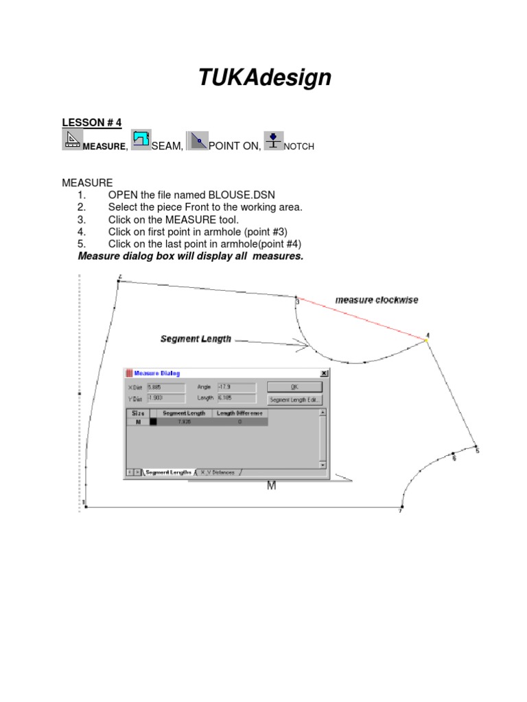 TUKAdesign L4 | PDF | Seam (Sewing) | Point And Click