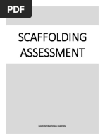 Question Paper For Scaffolding | PDF | Scaffolding | Manufactured Goods