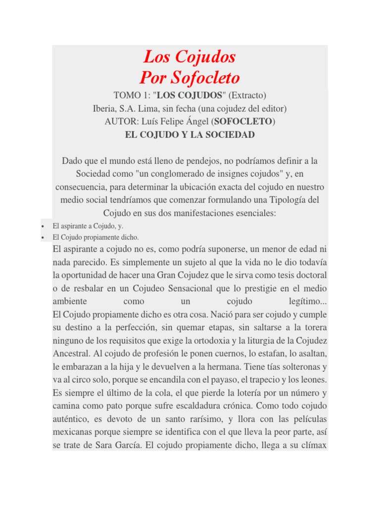 Sofocleto | PDF | Libros para adolescentes | Ficción general