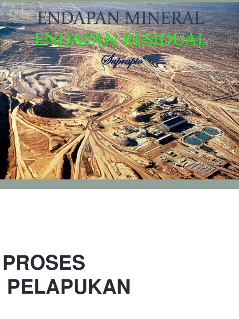 Proses Pelapukan dan Endapan Mineral | PDF | Ilmu Sosial | Seni