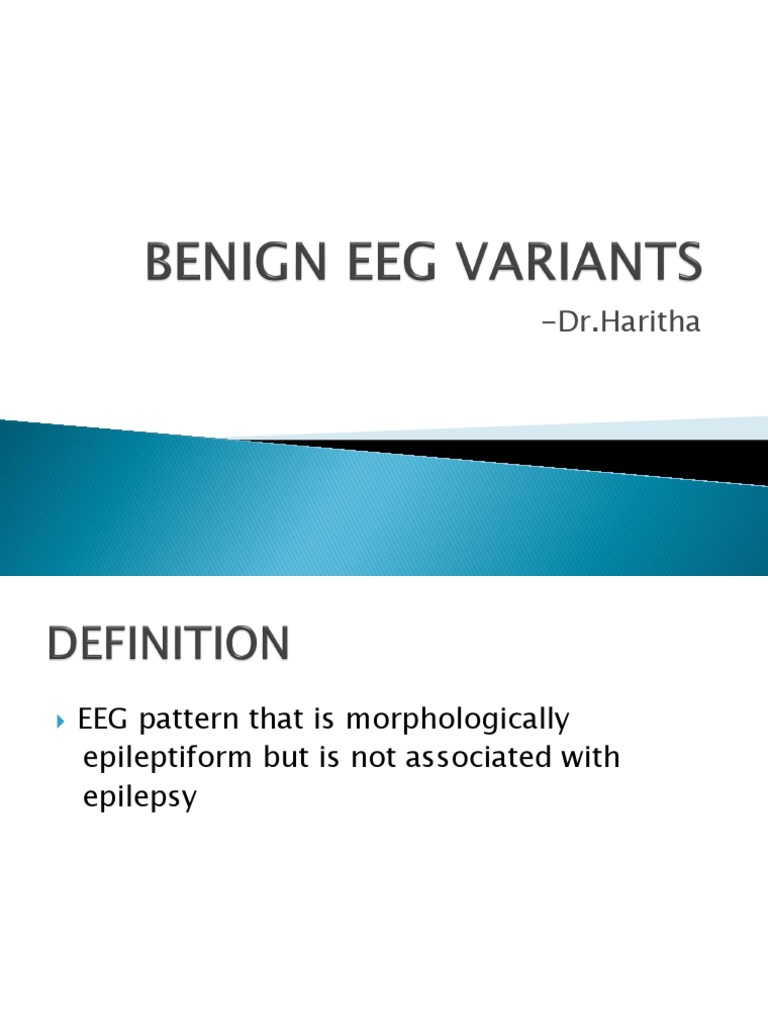 Benign Eeg Variants | PDF | Electroencephalography | Sleep