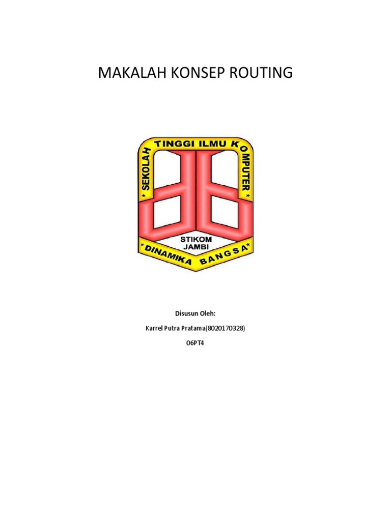 Makalah Konsep Routing | PDF
