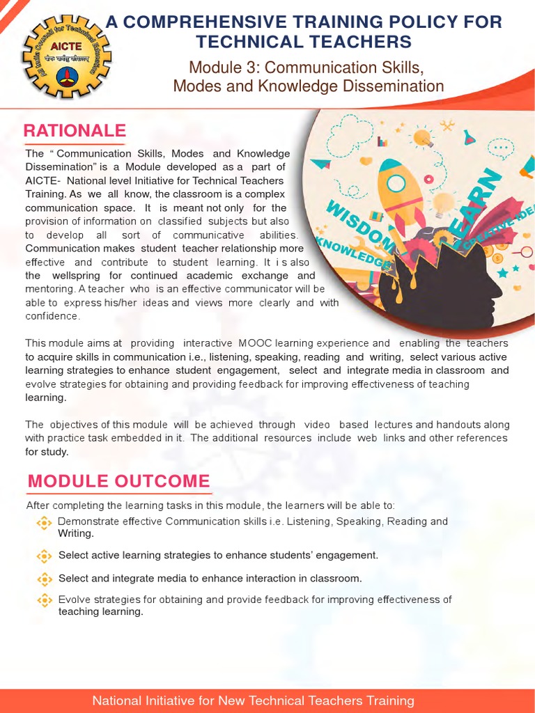 Module 3 | PDF | Classroom | Teachers