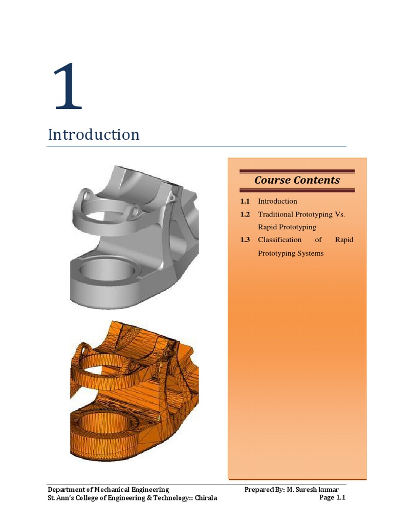 Additive Manufacturing Student Notes | PDF | Prototype | 3 D Printing