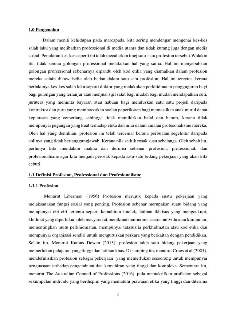 Profesionalisme | PDF