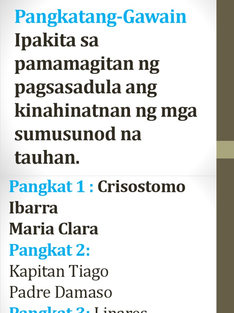 Pagsasanay Bilang 1 | PDF