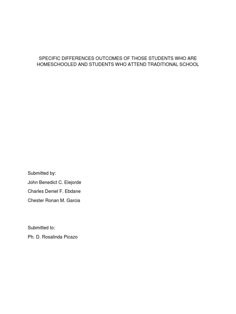 Concept Paper Eapp 11 | PDF | Homeschooling | Curriculum