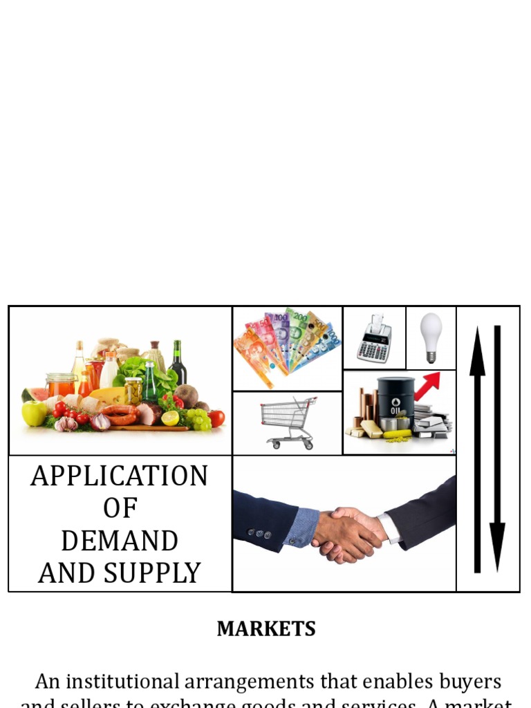 Demand and Supply Applications Explained | PDF | Demand | Supply ...