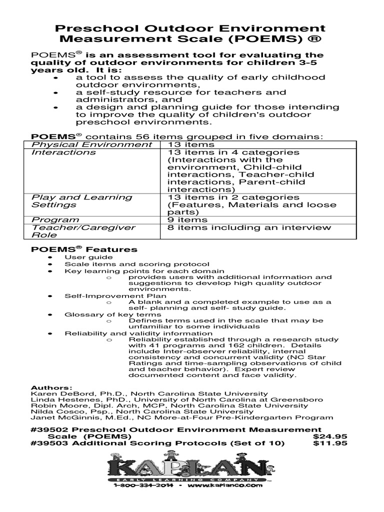 Poems | PDF | Validity (Statistics) | Behavior Modification