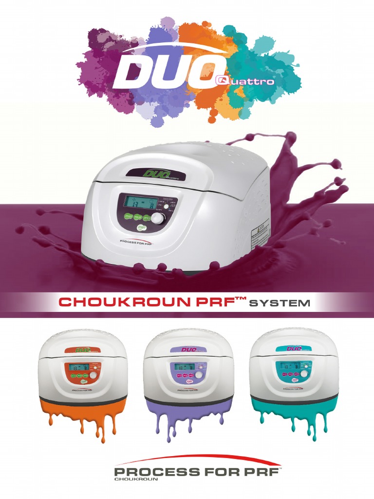 Brochure Duo Quattro PRF System | PDF | Coagulation | Platelet