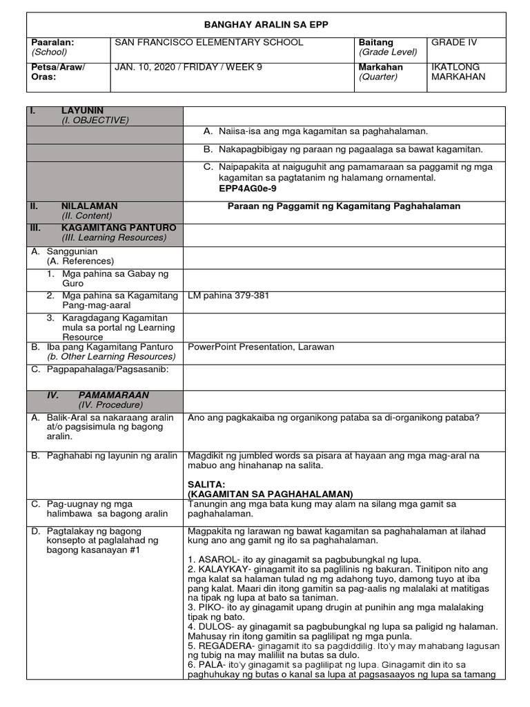 DLP Epp W9 (Fri) | PDF