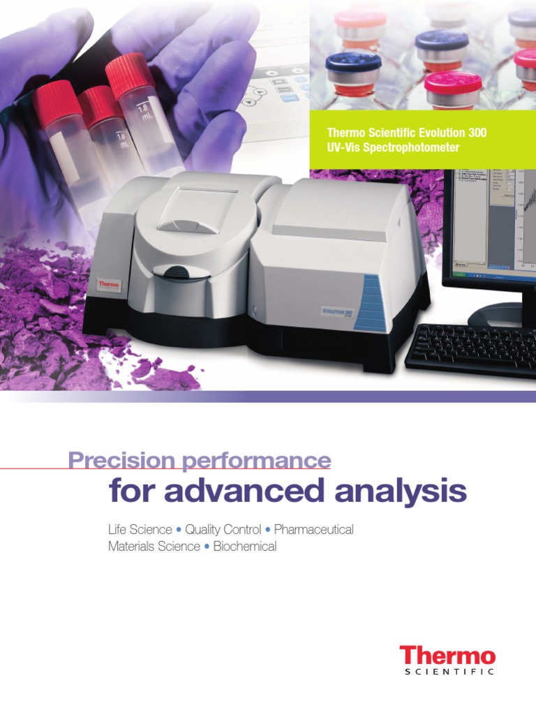 Evolution 300 Brochure L | PDF | Spectrophotometry | Enzyme Kinetics