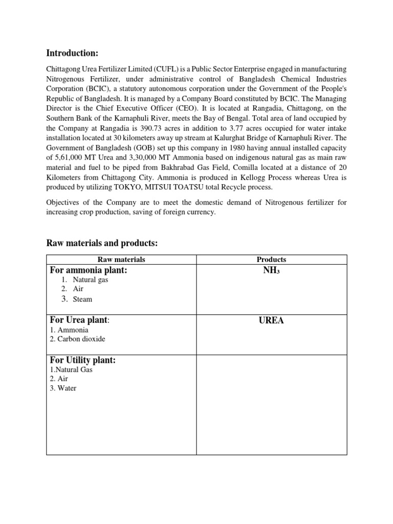 CUFL | PDF | Urea | Methane