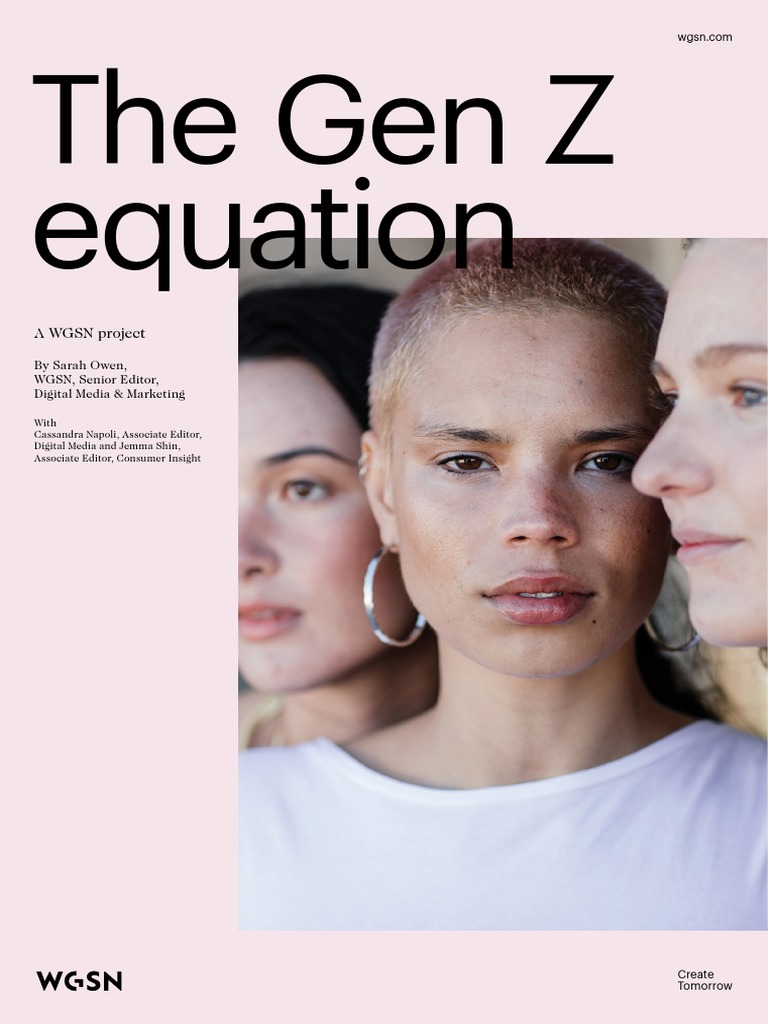Gen Z: Understanding the Divides Within Through Gen Me and Gen We | PDF ...