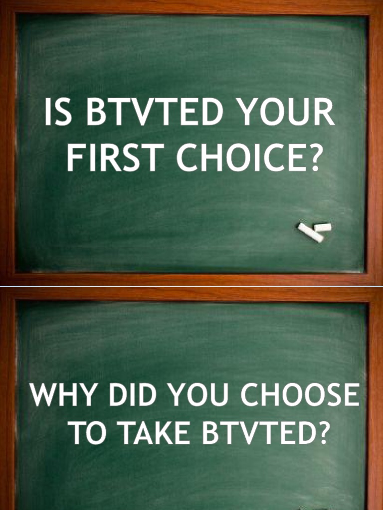 Btvted Presentation | PDF | Vocational Education | Teachers