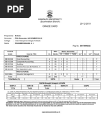 2ND PUC Marks Card - Chandana | PDF