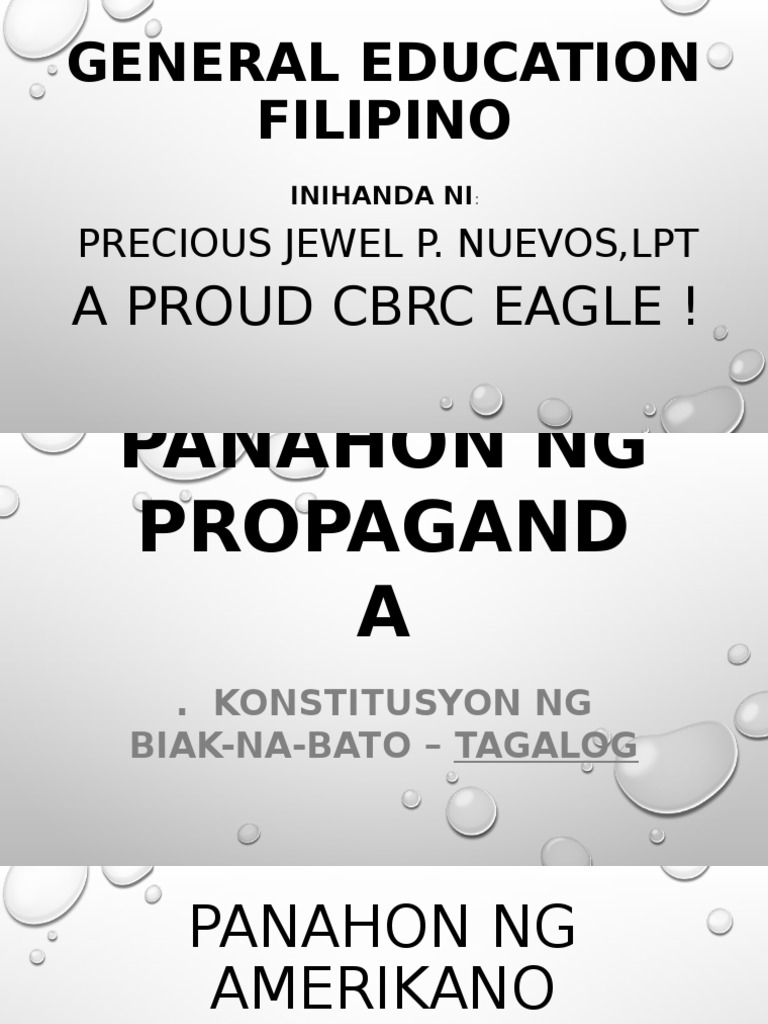 General Education Filipino Lecture | PDF