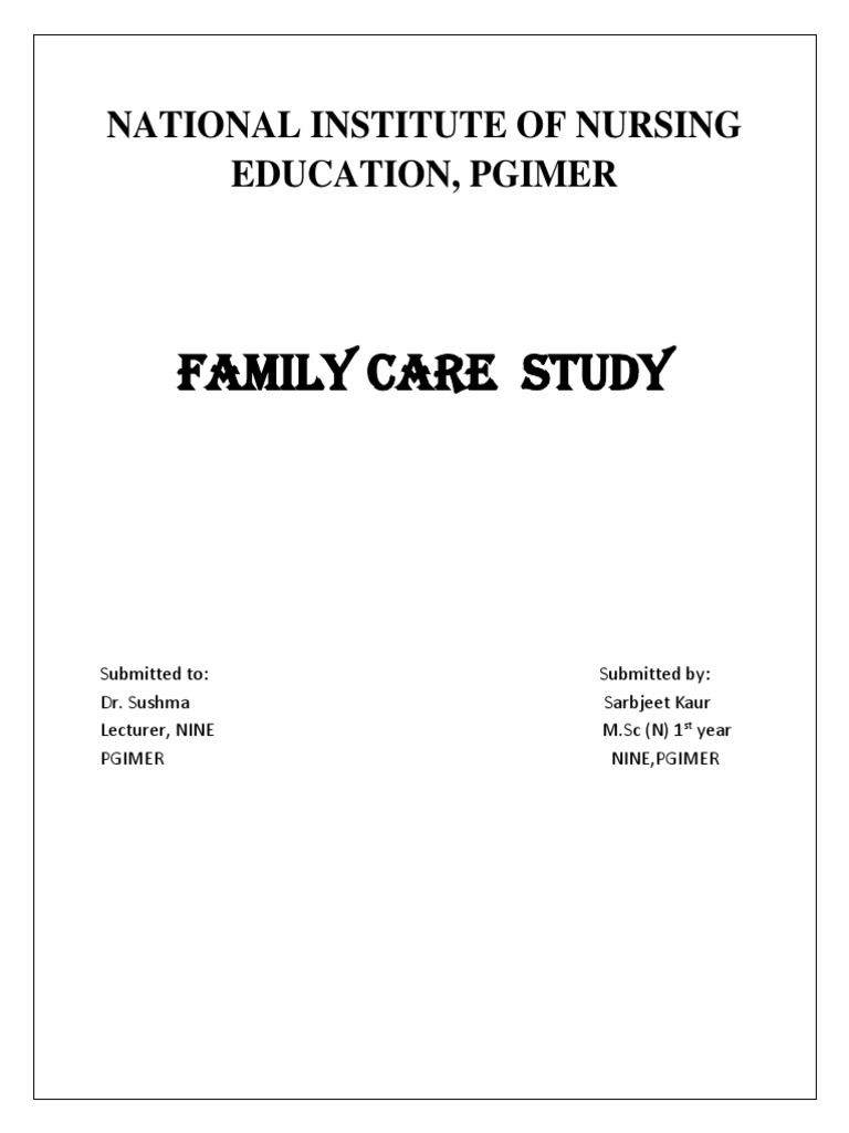 FAMILY CARE STUDY ANP Community | PDF | Childbirth | Breastfeeding