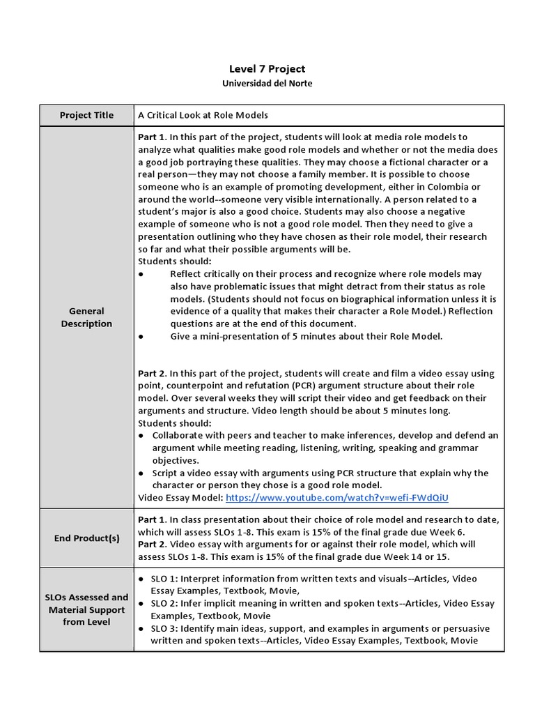 7th Grade Essay Examples