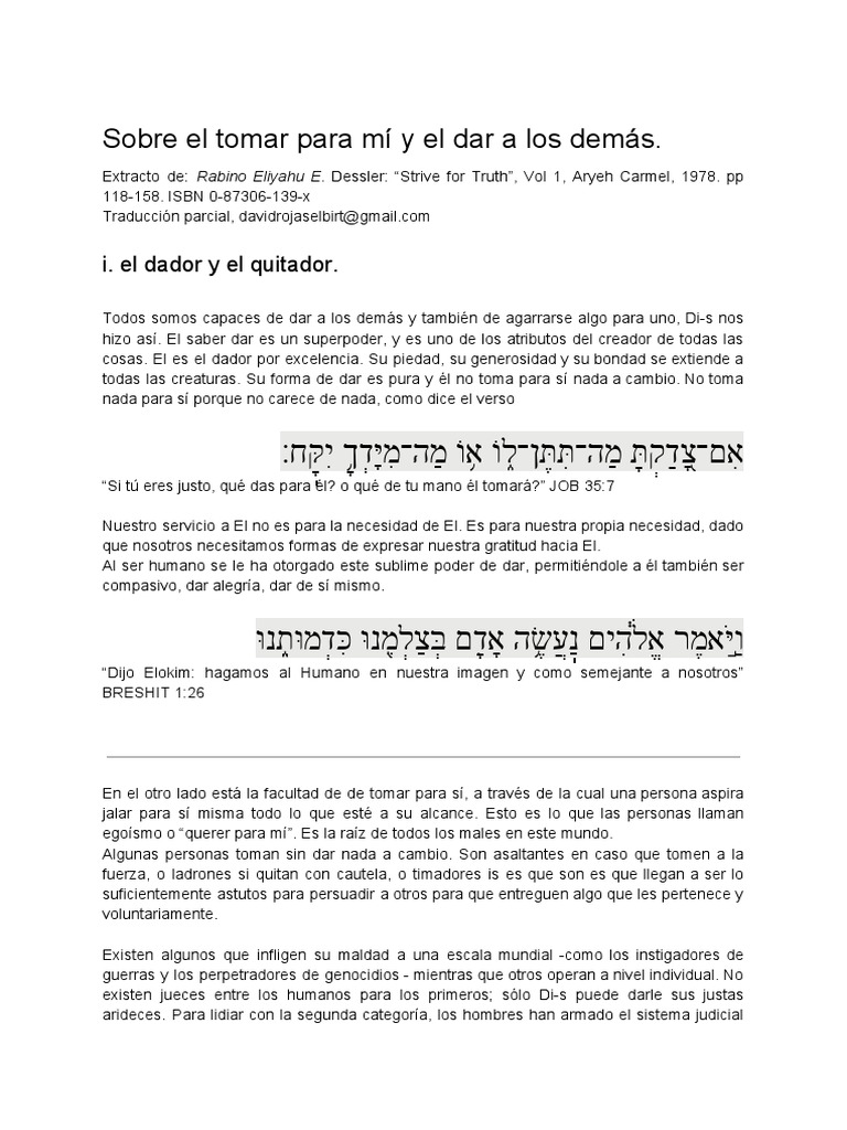 El poder de dar y el poder de quitar: las raíces de la bondad y la ...