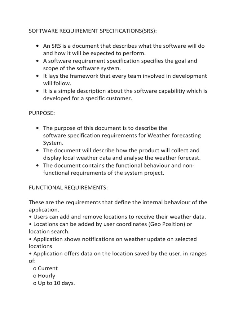 Srs | PDF | Business | Computers