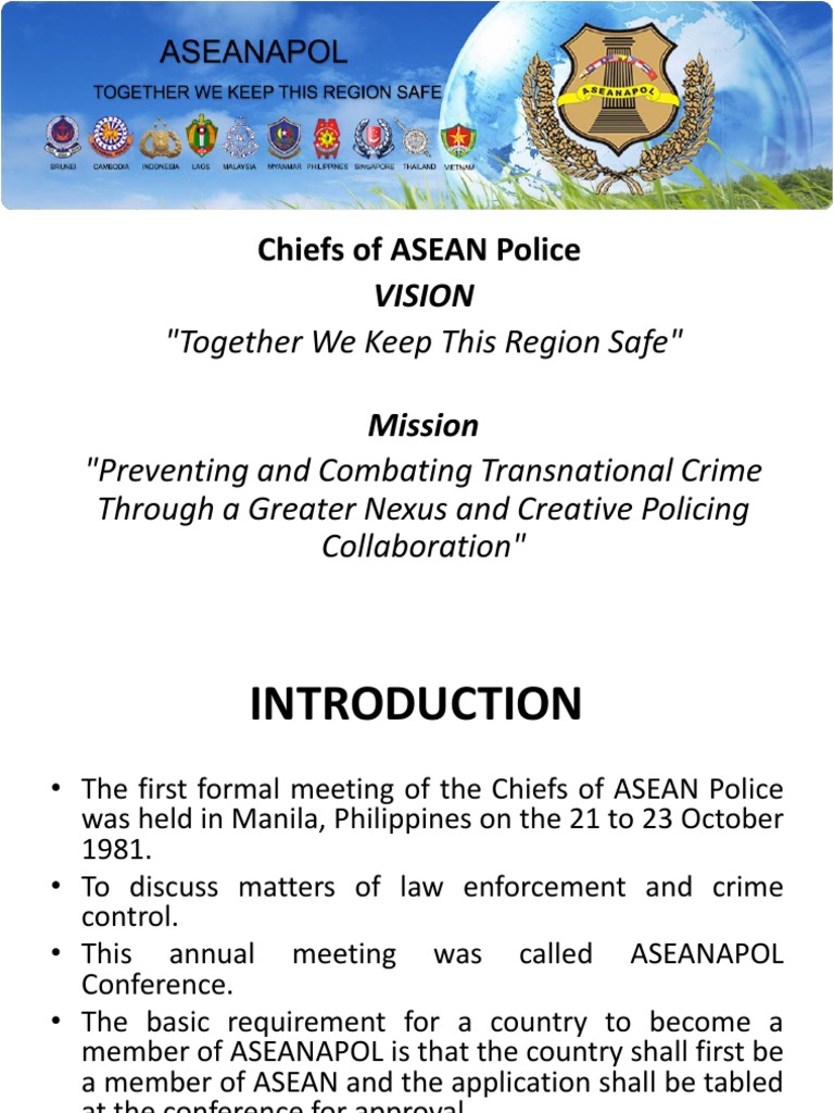 ASEANAPOL | Download Free PDF | Association Of Southeast Asian Nations ...