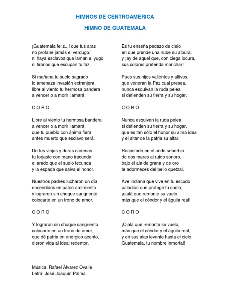 Himnos de Centroamerica | PDF | Contaminación | Ciencias fisicas