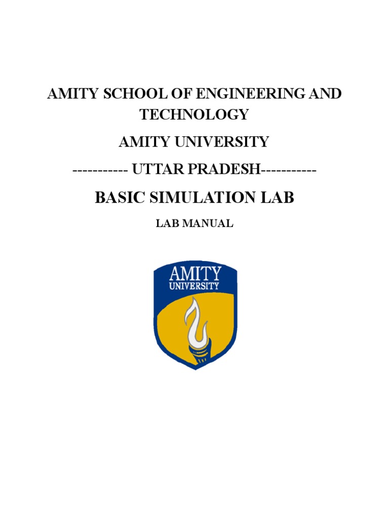 Viden Io Amity Aset Matlab Practical File Basic Simulation Lab Manual Updated | PDF | Matrix ...