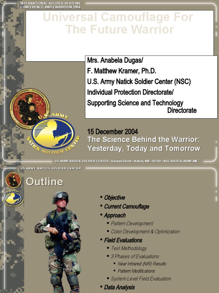 Future Force Warrior Camouflage Study | PDF | Military Personal ...