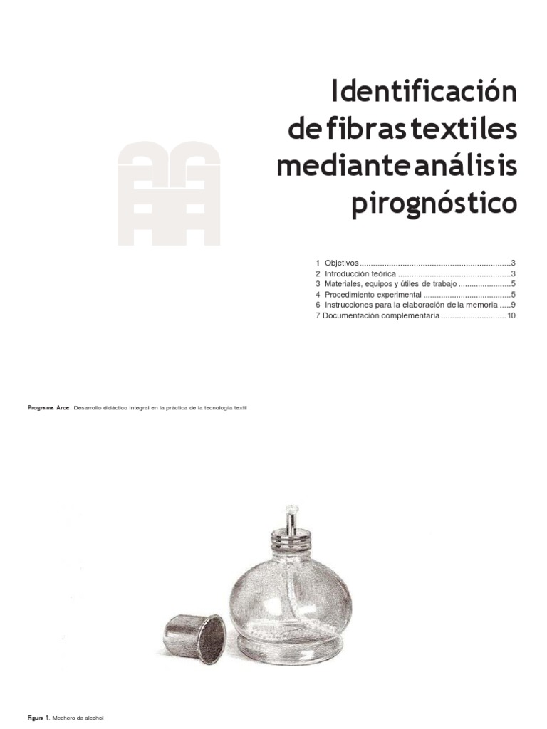 Identificación de fibras textiles por fuego | PDF | Textiles | Materiales